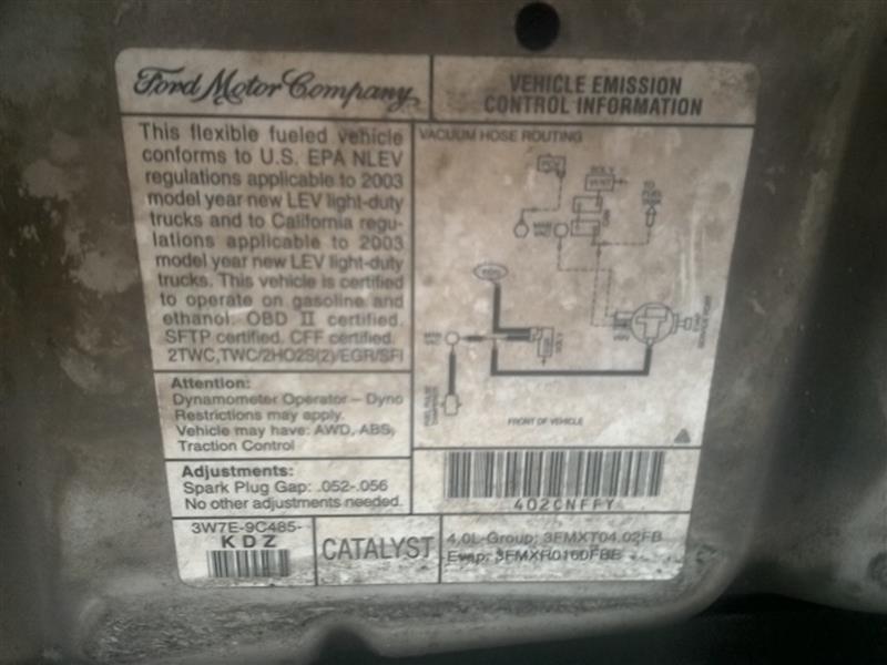 FORD EXPLORER 2002-2003 4 Dr, exc. Sport Trac Transfer Case Motor - Jim ...