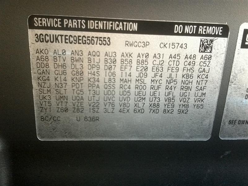CHEVROLET SILVERADO 2500 PICKUP 2016 opt CJ2 Temp Control - Jim's ...