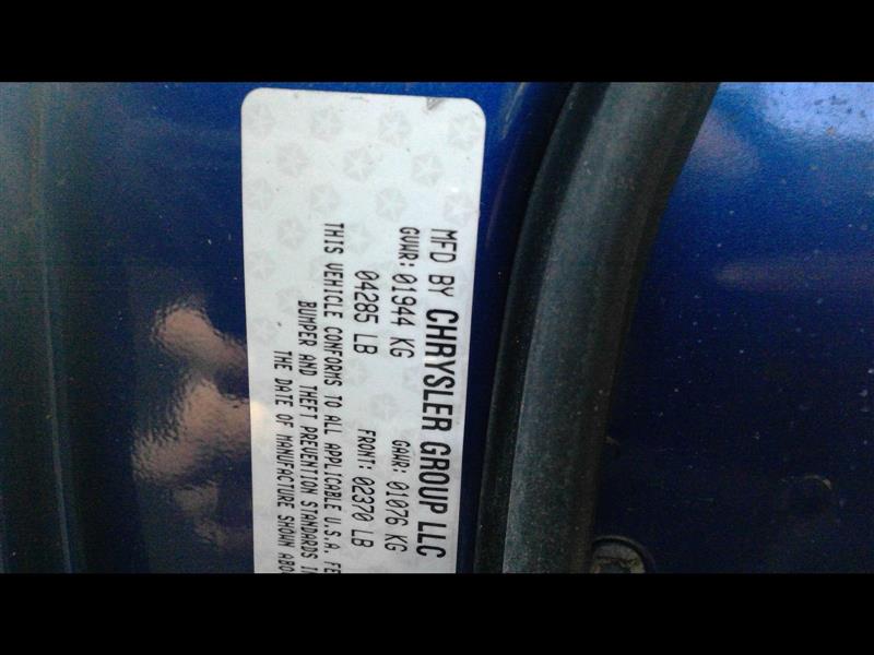 DODGE DART 2013-2016 (bucket), (air bag), cloth, (manual), L. Seat ...